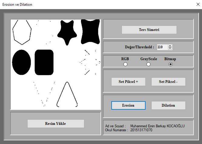 GitHub - mebon/Erosion-Dilation