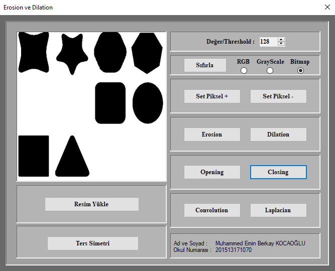 GitHub - mebon/Erosion-Dilation