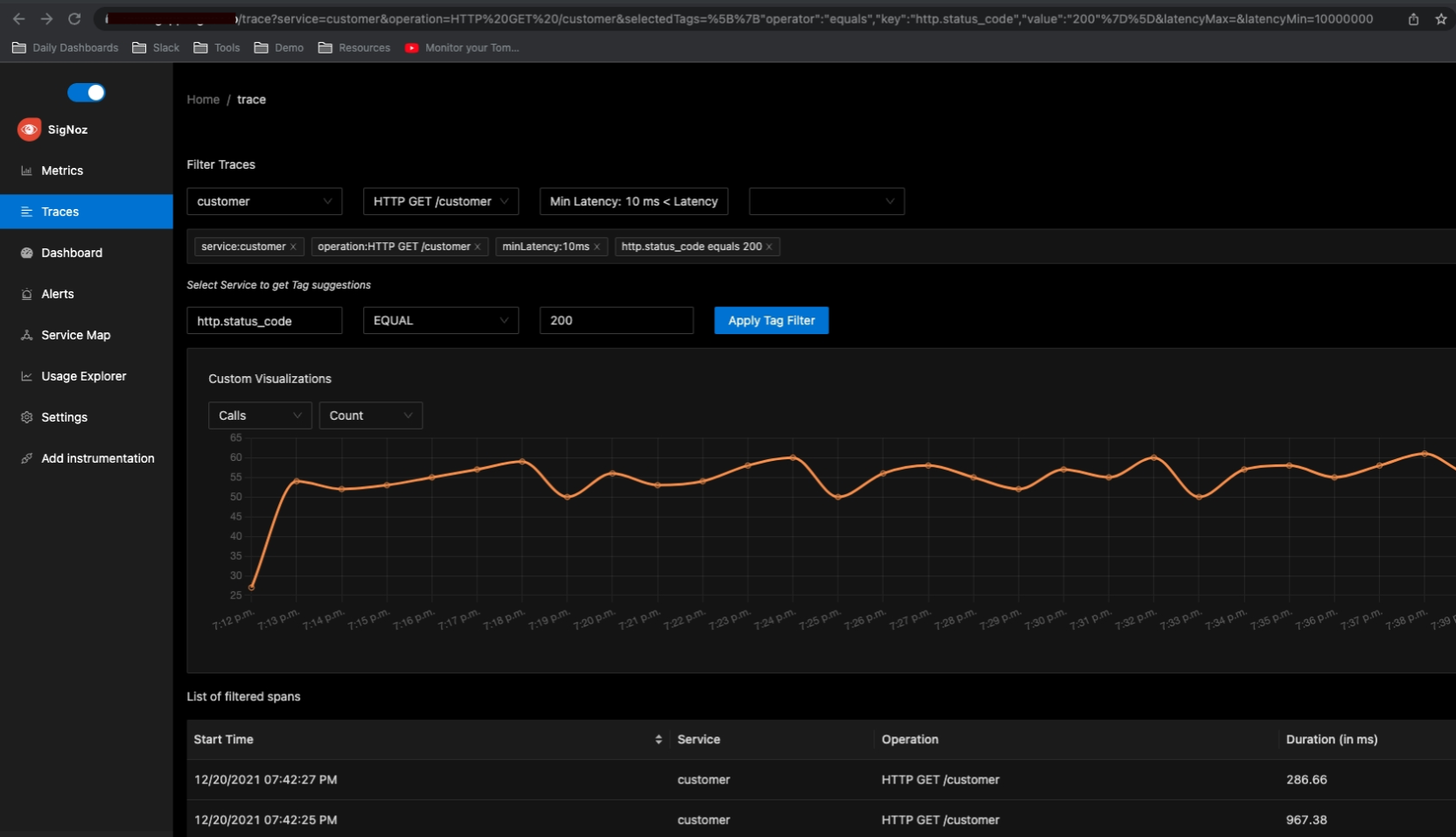 Feat(UI): Filter parameters in window location · Issue #434 · SigNoz/signoz · GitHub