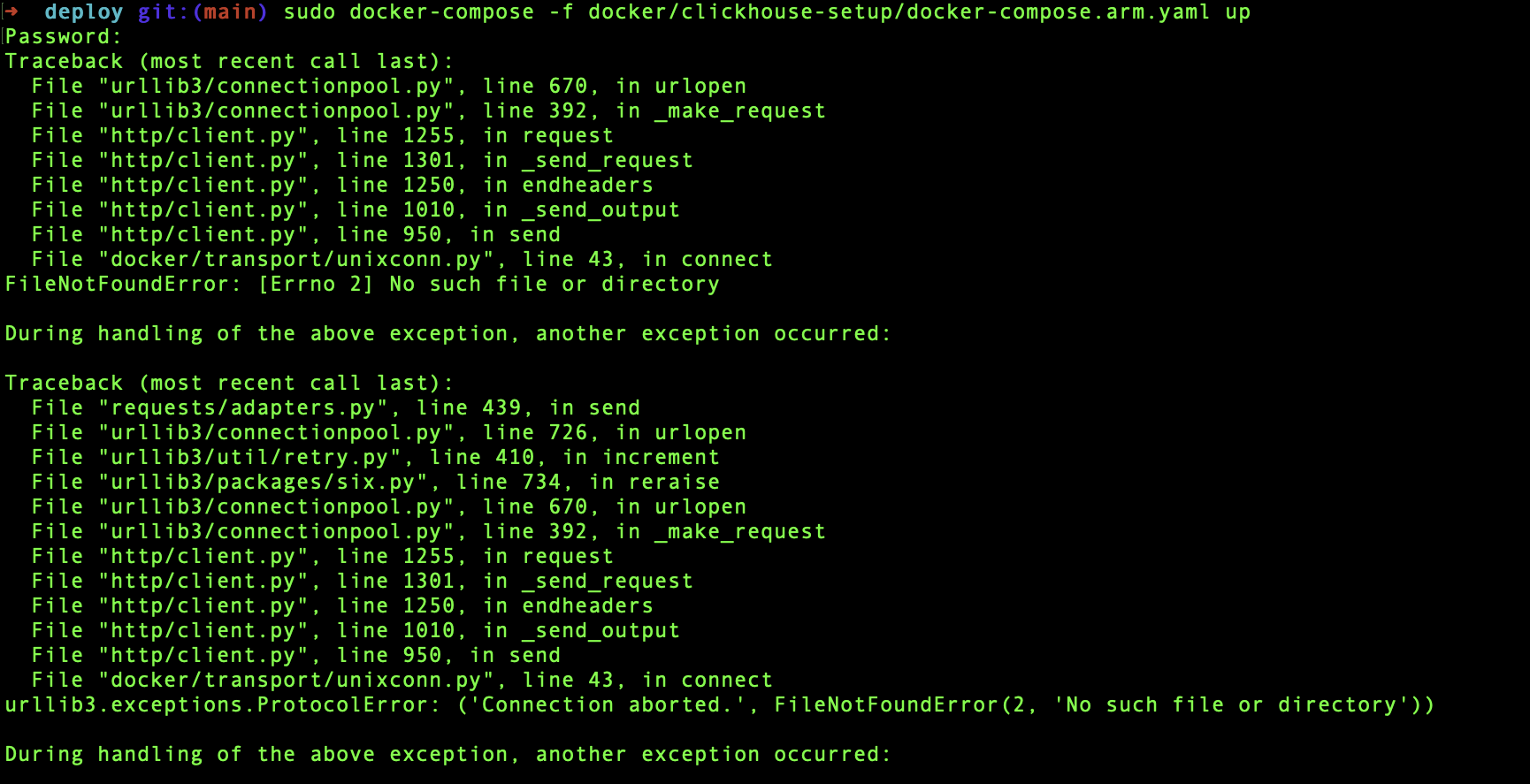Issues restarting SigNoz via docker compose after shutting down docker desktop · Issue #797 ...