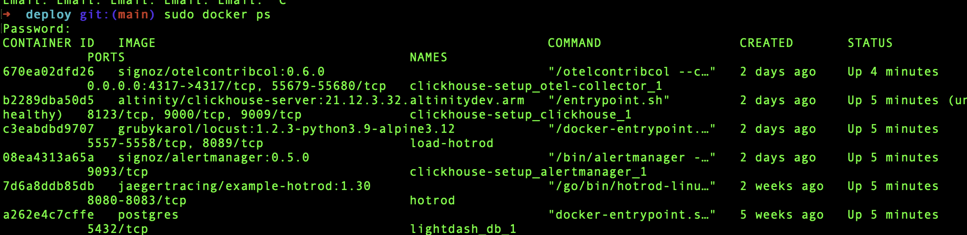 Issues restarting SigNoz via docker compose after shutting down docker desktop · Issue #797 ...
