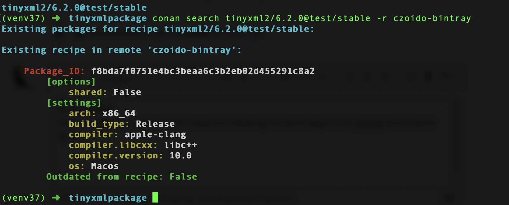 Conan search doesn't find existing package - only recipe · Issue #5581 ...