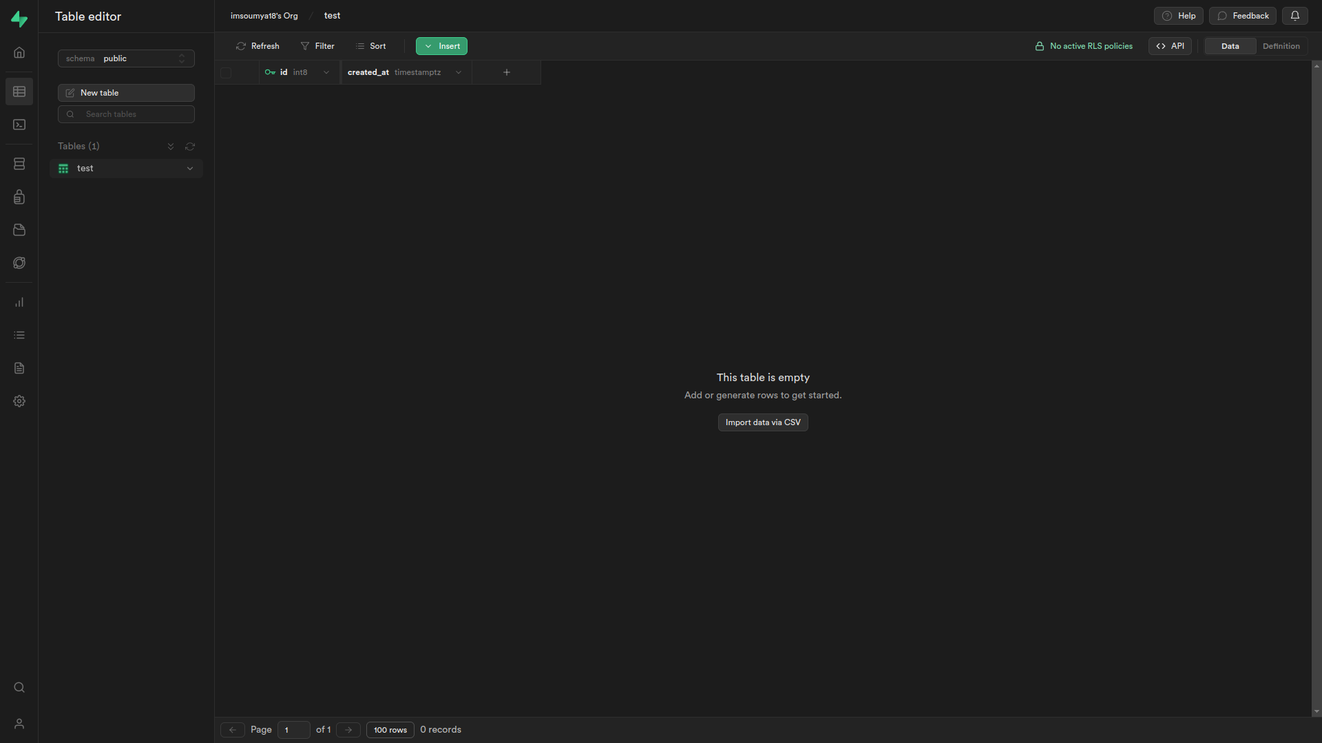 Dashboard table editor empty message is dark-on-dark · Issue #17446 · supabase/supabase · GitHub