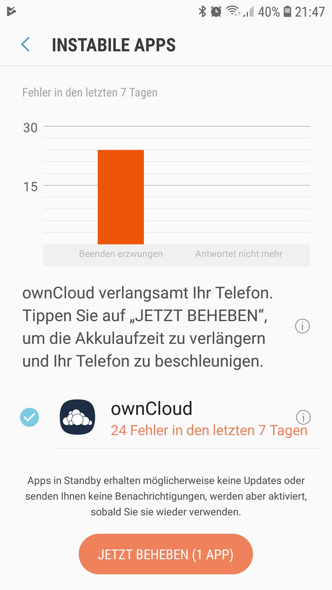 ownCLOUD App Android crashes permanent · Issue #2580 · owncloud/android · GitHub