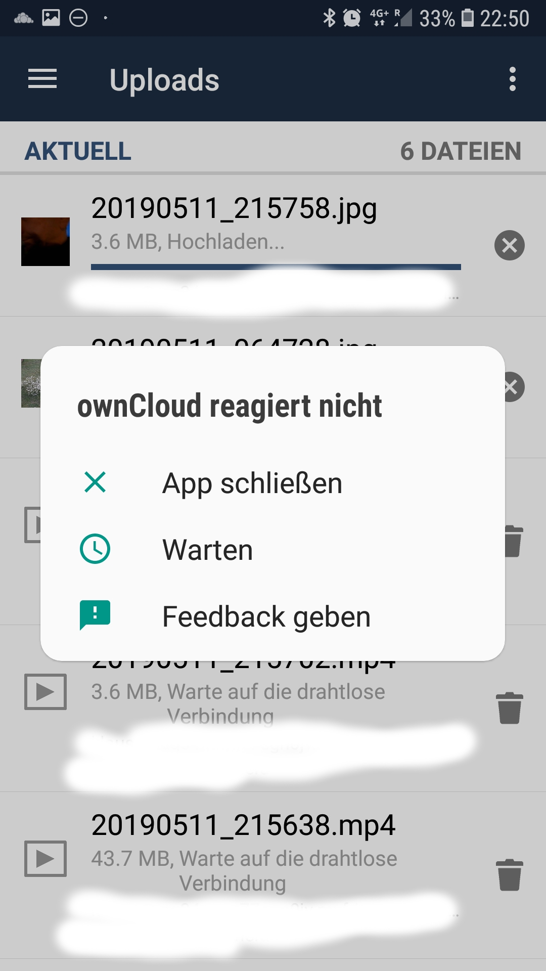 ownCLOUD App Android crashes permanent · Issue #2580 · owncloud/android · GitHub