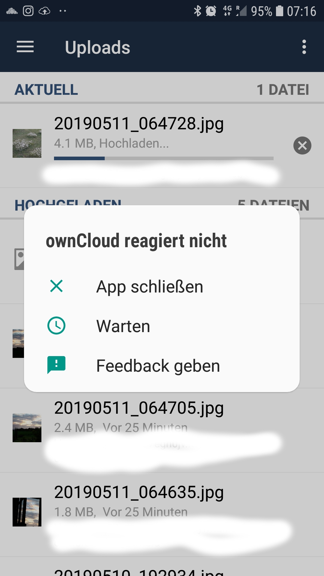 ownCLOUD App Android crashes permanent · Issue #2580 · owncloud/android · GitHub