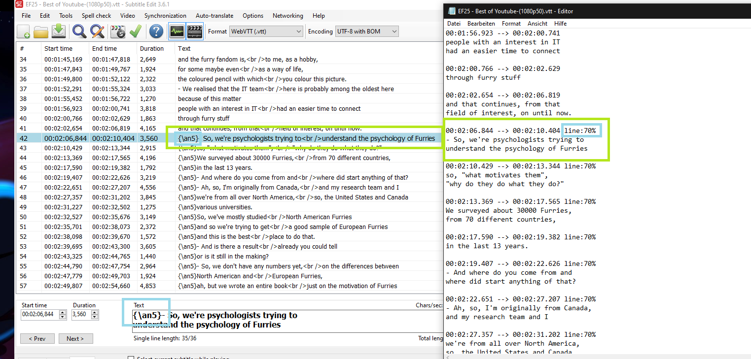 Subtitle Styling and Line Positiong for WebVTT · Issue #4983 · SubtitleEdit/subtitleedit · GitHub