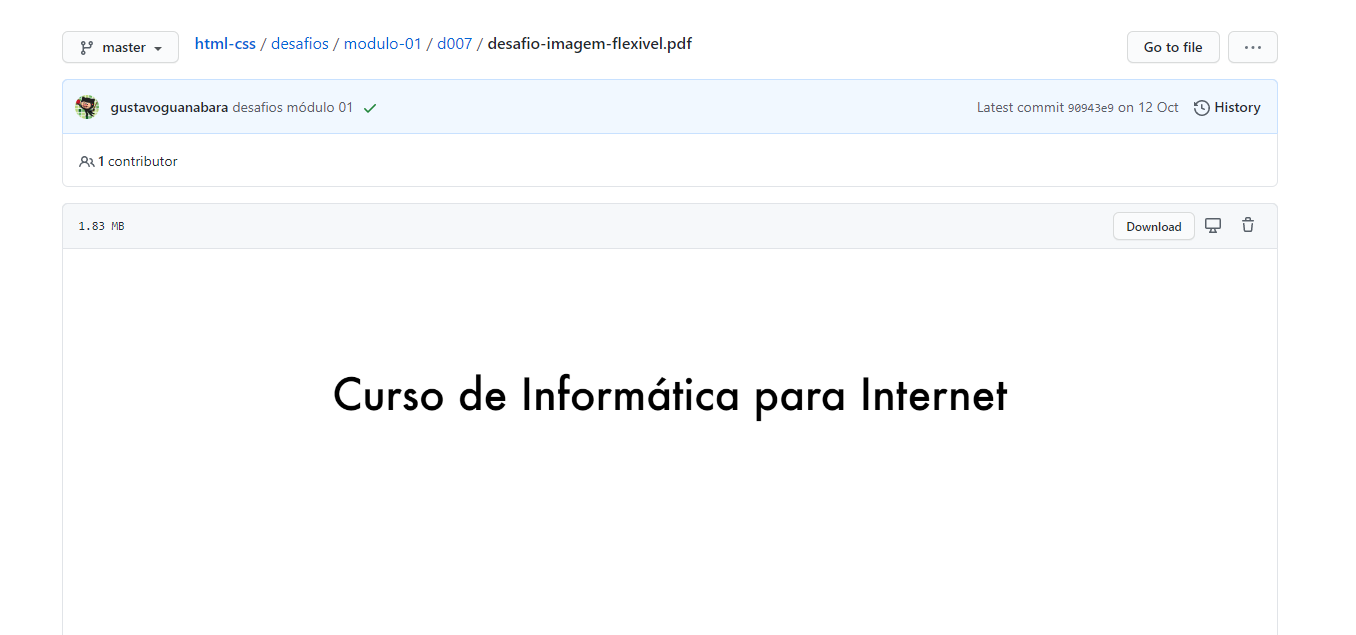 Desafios e PDF das aulas apresentam errro de que o arquivo esta invalido · Issue #65 ...