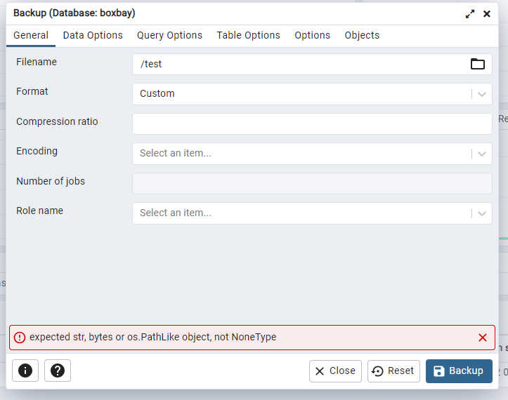 Database restore over web ui won't work · Issue #6820 · pgadmin-org/pgadmin4 · GitHub
