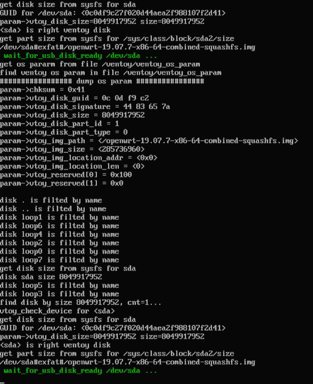 跟随所有文档步骤后，启动失败，请见截图 · Issue #2 · ventoy/OpenWrtPlugin · GitHub