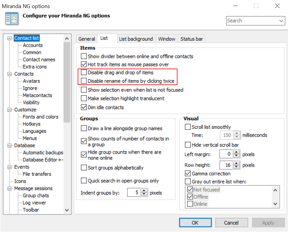 StdClist: get rid of inverted logic · Issue #3240 · miranda-ng/miranda-ng · GitHub