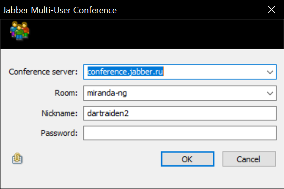 Jabber: double click by room name shoud open "Join chatroom" dialogue ...