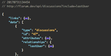 Forcing a relationship in the API result through include · Issue #1217 · flarum/framework · GitHub