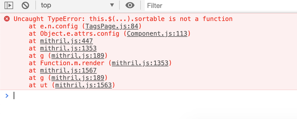 [tags] Sortable is not a function in admin tags grid · Issue #1786 · flarum/framework · GitHub