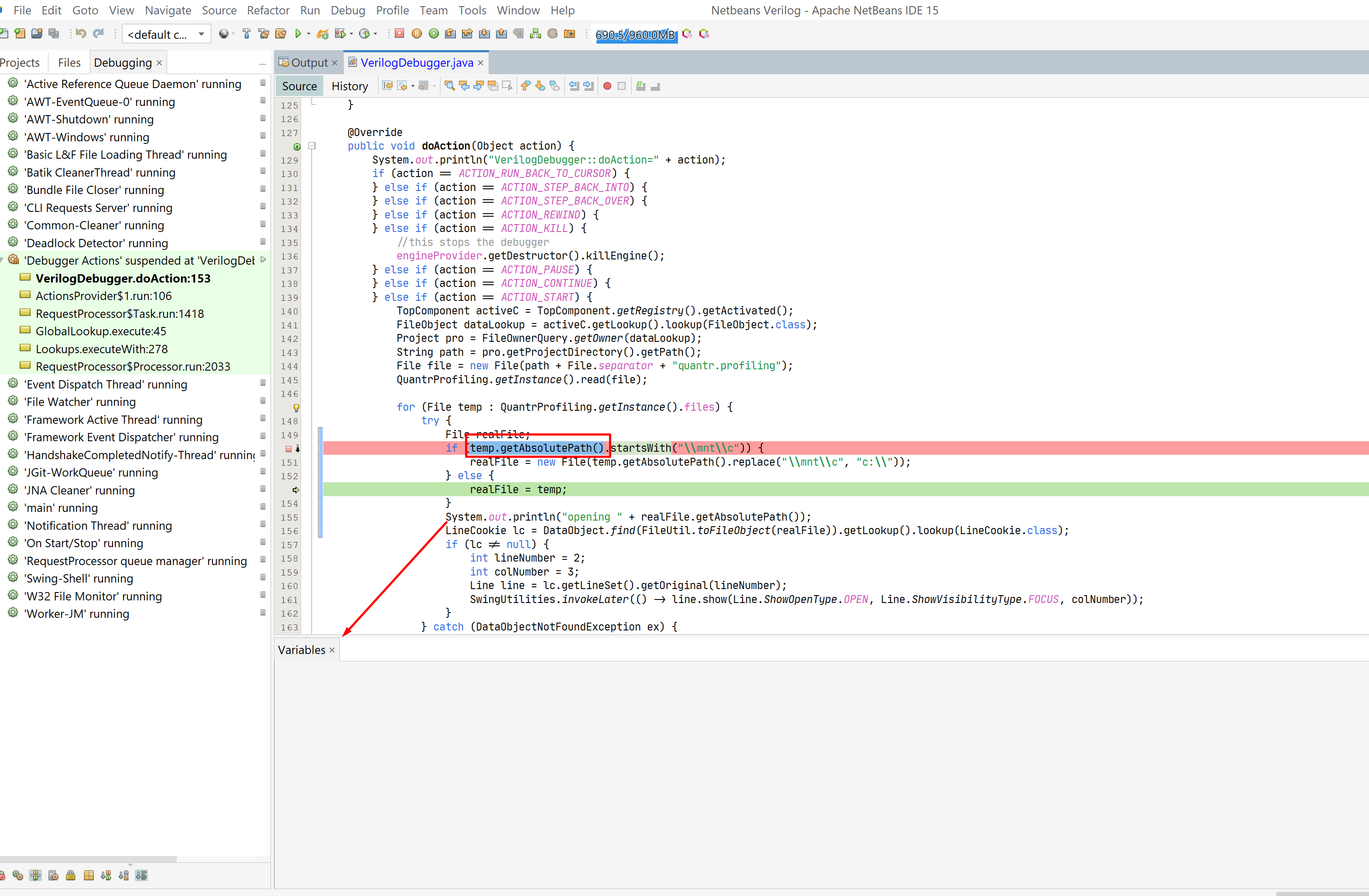 Unable To Set Watch For Variable · Issue 4688 · Apache Netbeans · Github