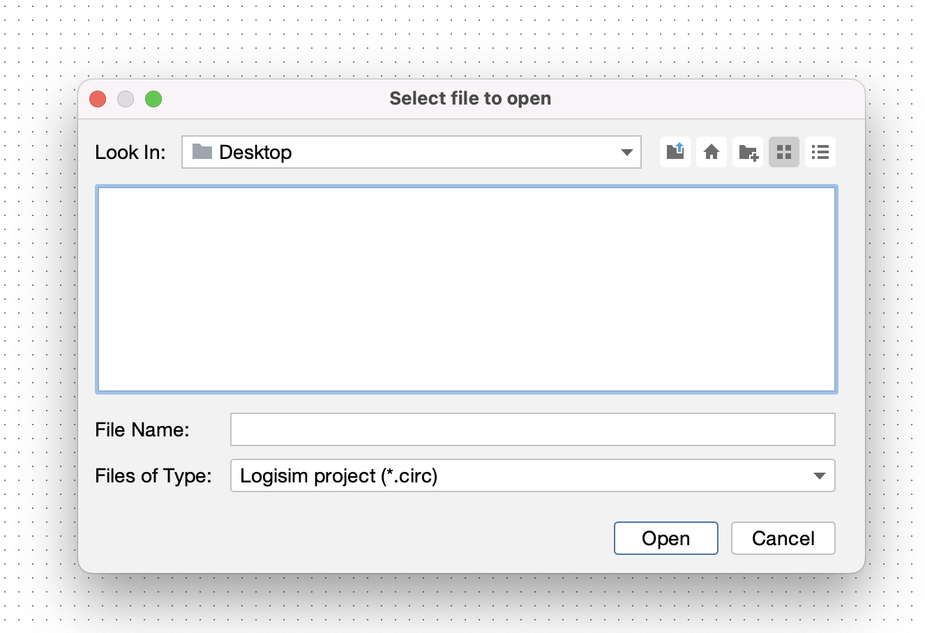 Open File Dialog Unable To See Any File · Issue 1673 · Logisim Evolutionlogisim Evolution · Github 