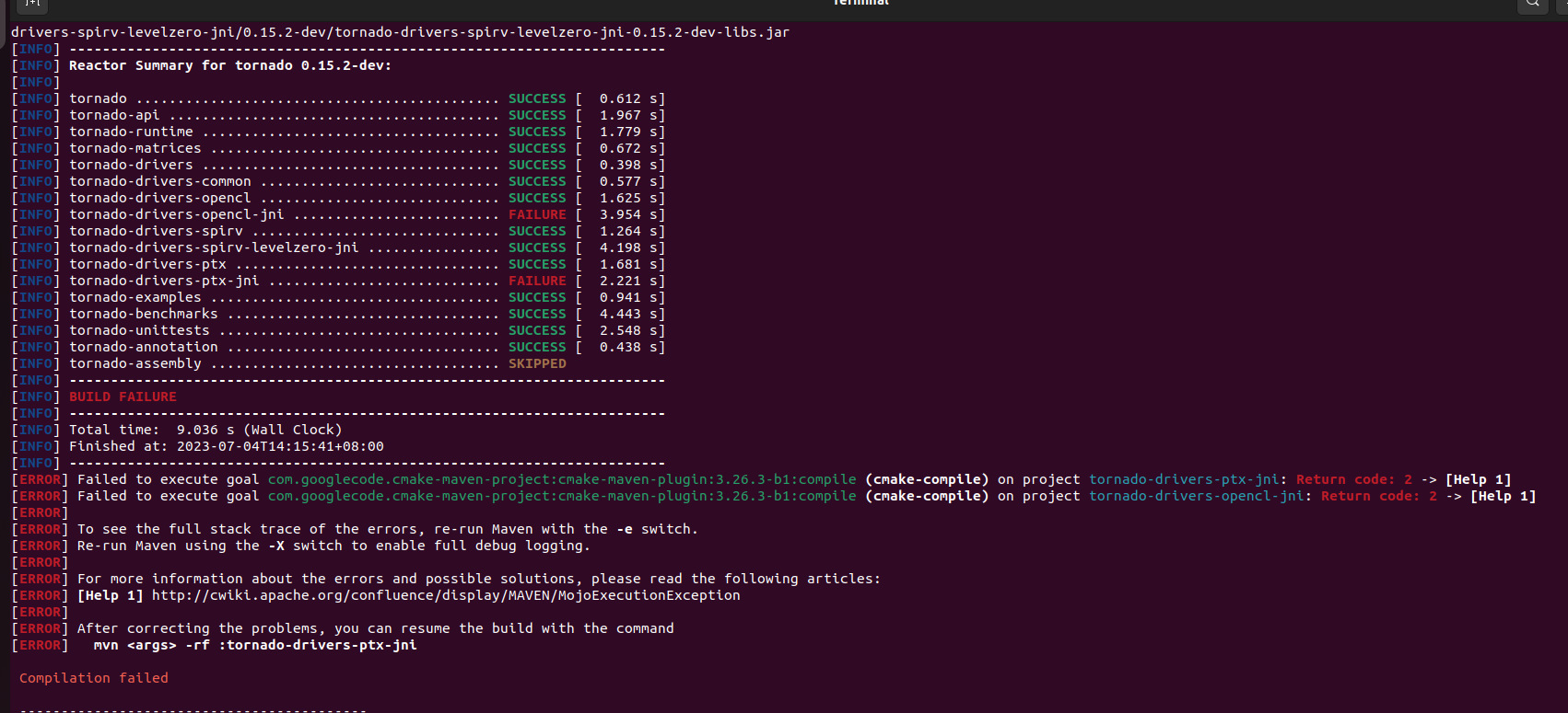 Unable to build in ubuntu 22 · Issue #261 · beehive-lab/TornadoVM · GitHub