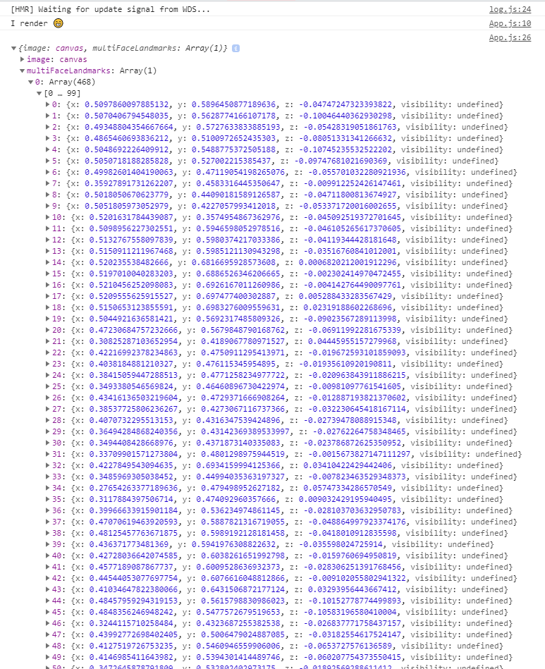 Mediapipe facemesh landmarks getting bad values in Chrome Mobile · Issue #2141 · google-ai-edge ...