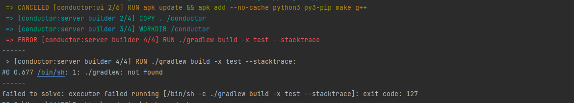 [doc] Build Failed Via Docker · Issue 3586 · Netflix Conductor · Github