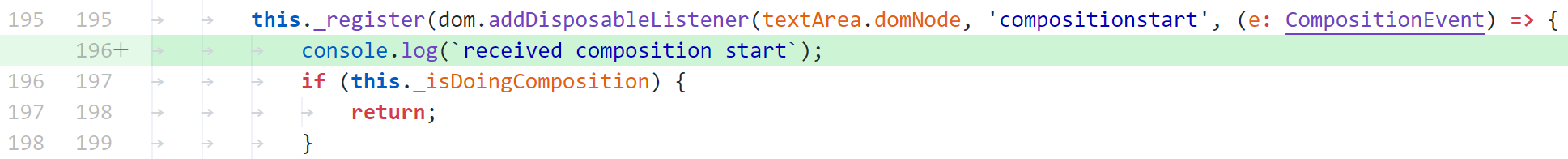 Source Control input box is frozen when typing CJK characters · Issue #112621 · microsoft/vscode ...
