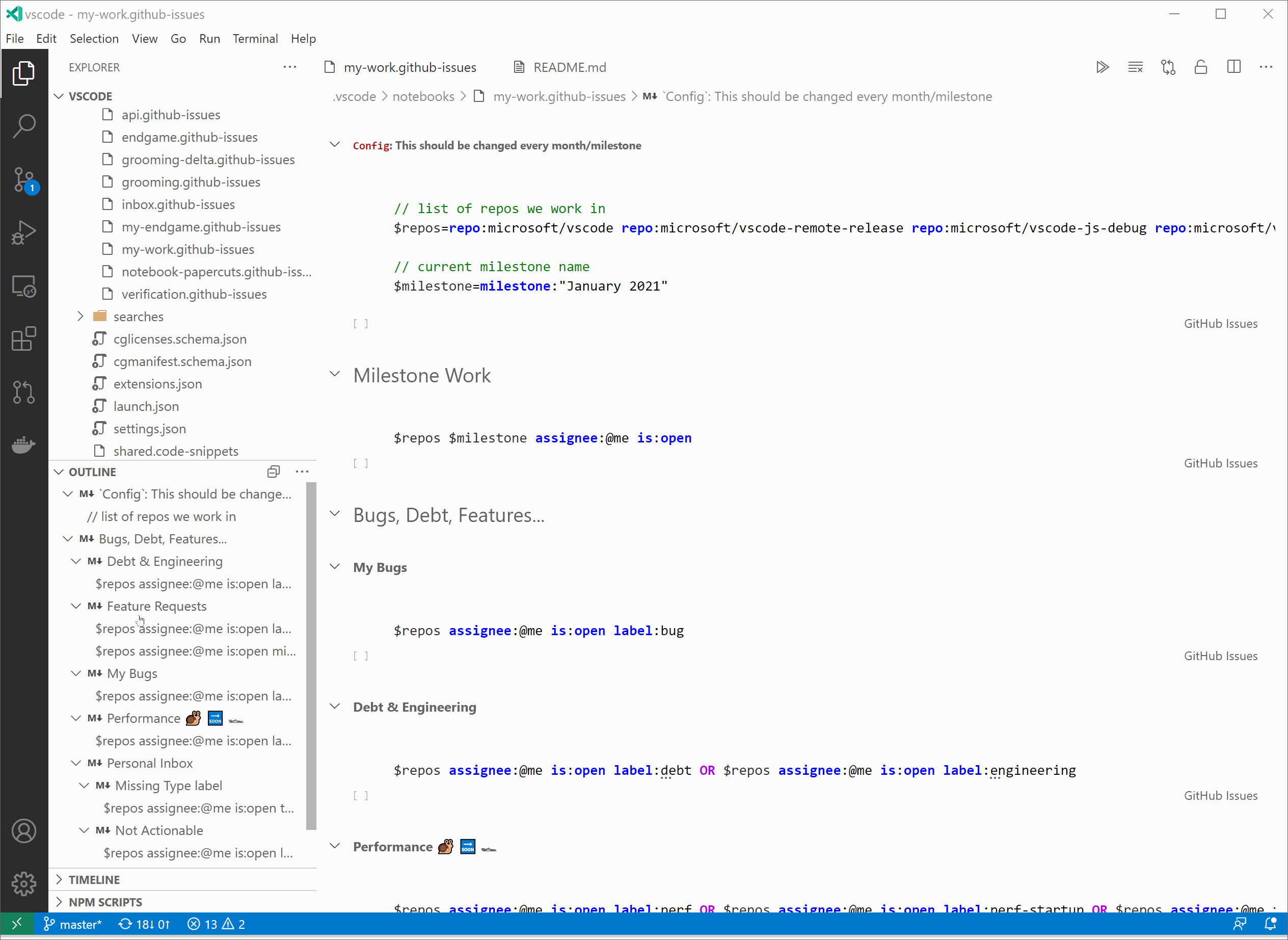 Difficult to see where Explorer Outline lands · Issue #115202 ...