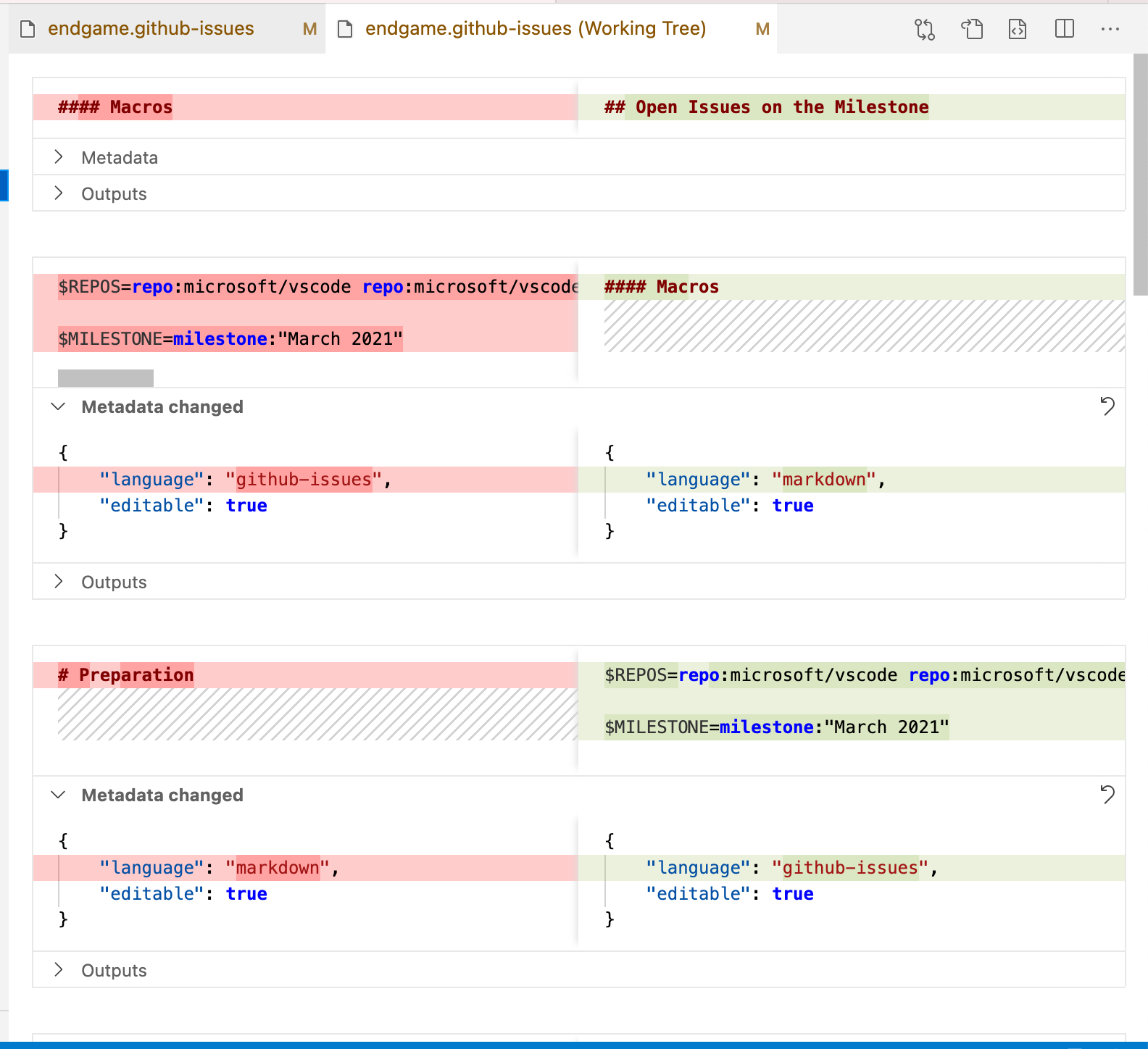 Notebook diff does not use Longest Common Substring algorithm · Issue #119603 · microsoft/vscode ...