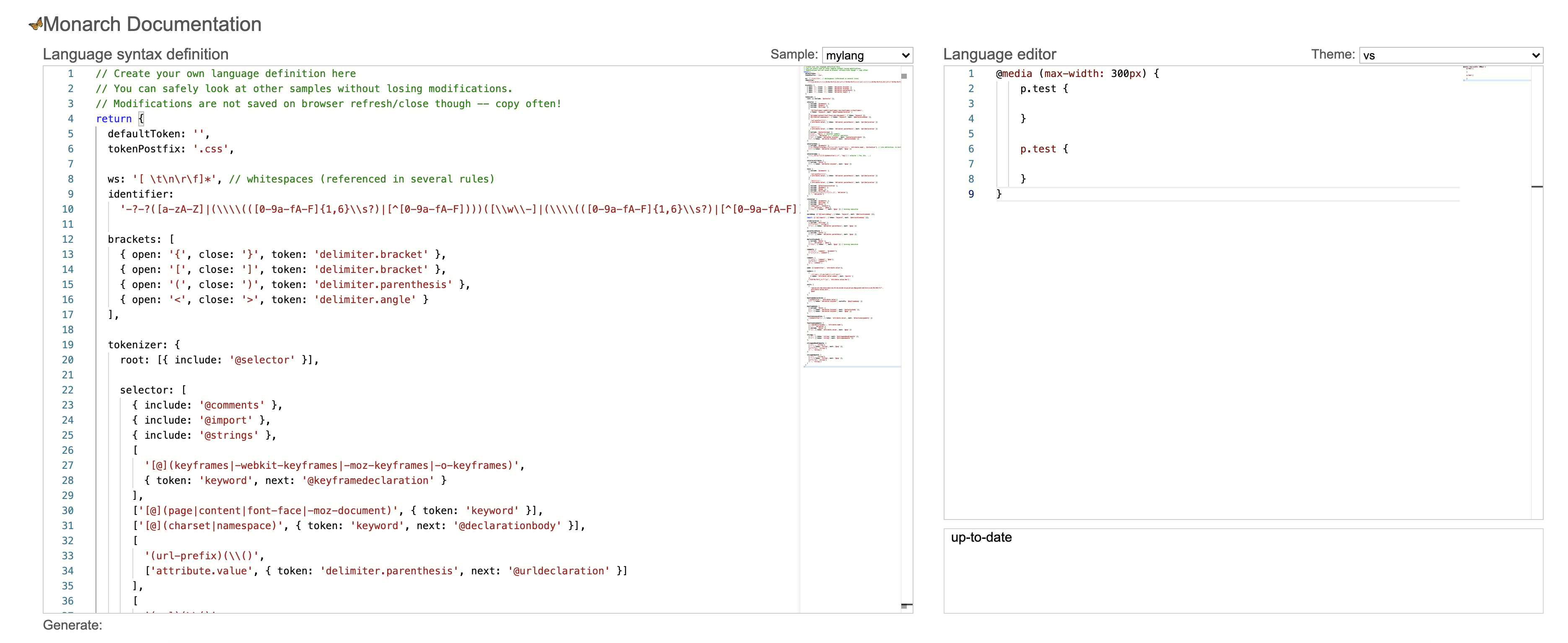 Syntax Highlighting Isnt Working For The First Item Inside A Media