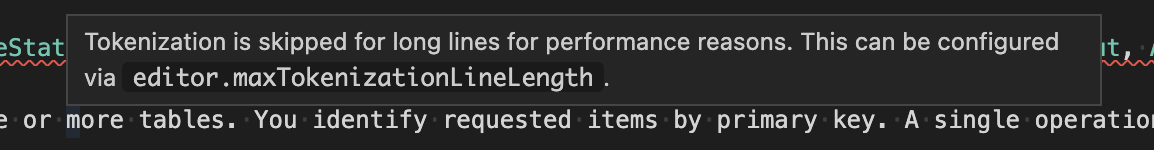 Syntax Coloring on long TypeScript comments fails · Issue #135573 ...