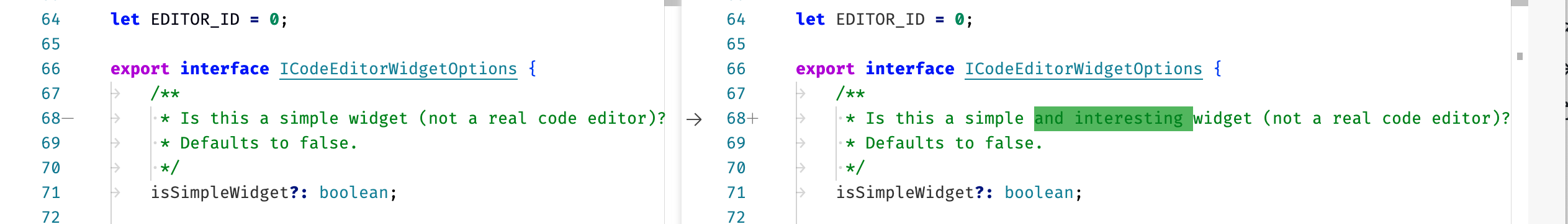 a11y: diff: Line diff colors muddy up char diffs. · Issue #163063 · microsoft/vscode · GitHub