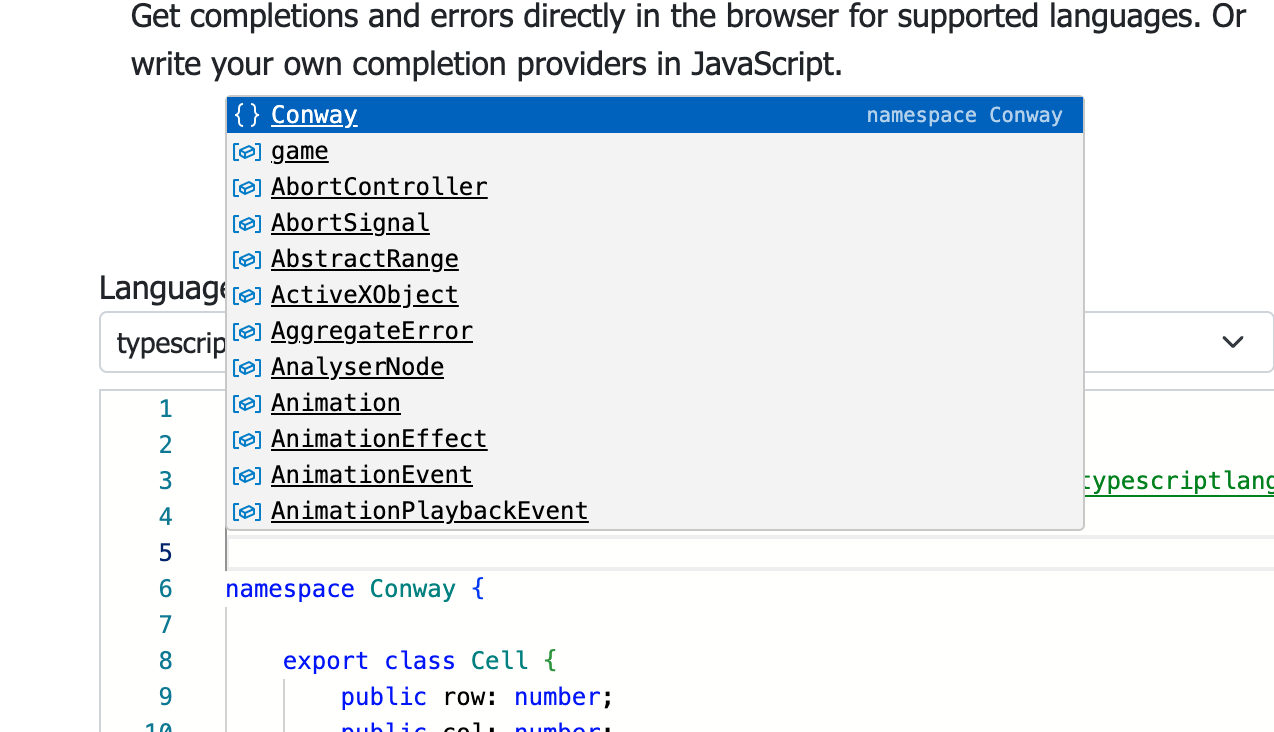[bug] Completion Items Show Underlines In Website · Issue 4081