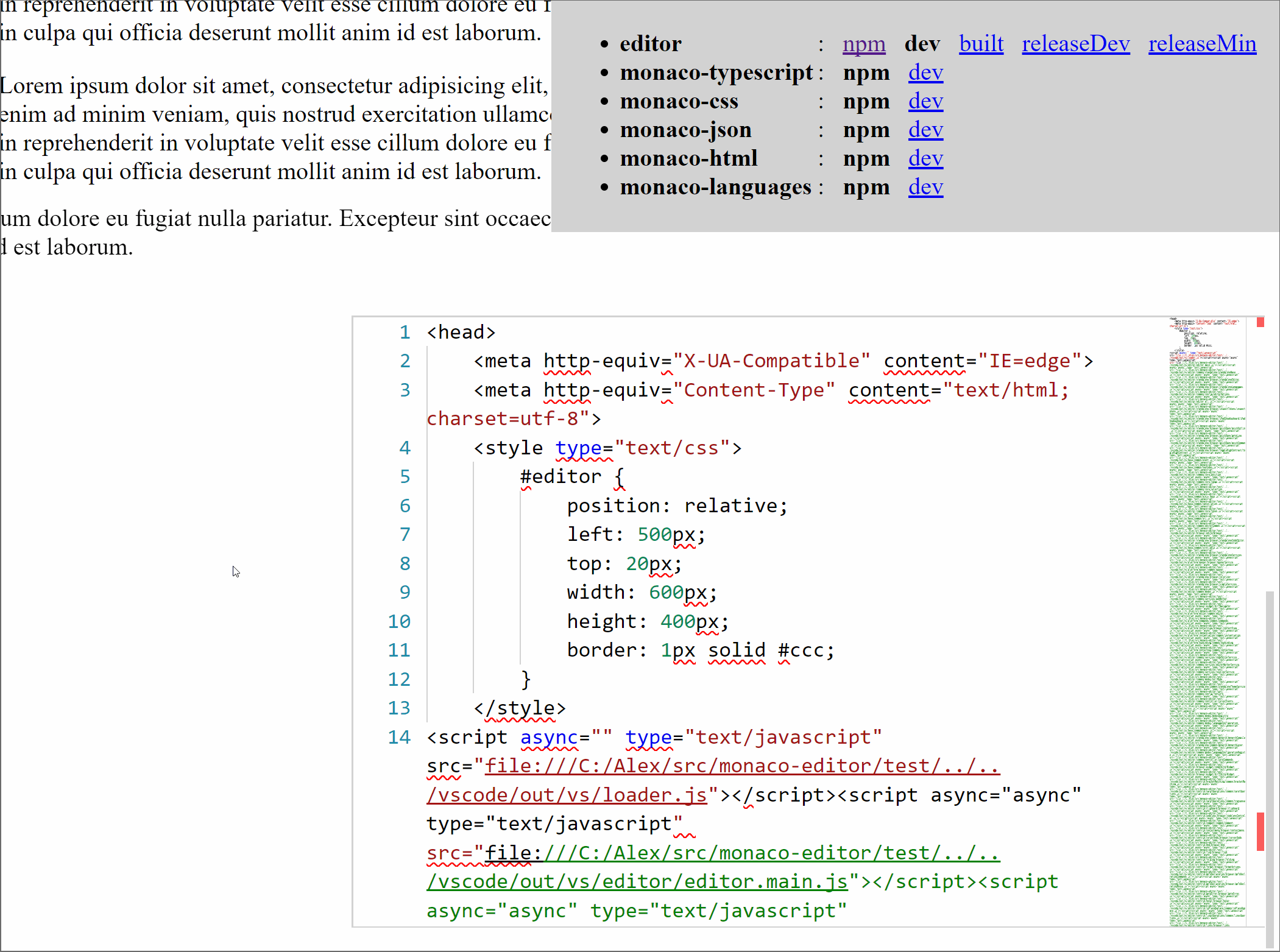 Suggestion Details Layout Issues · Issue 474 · Microsoftmonaco Editor · Github