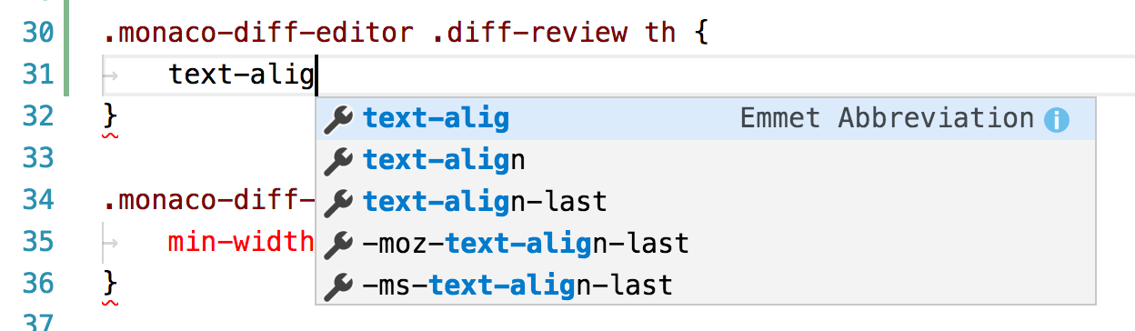 Emmet Abbreviations Interfere With Css Intellisense · Issue 29452 · Microsoftvscode · Github