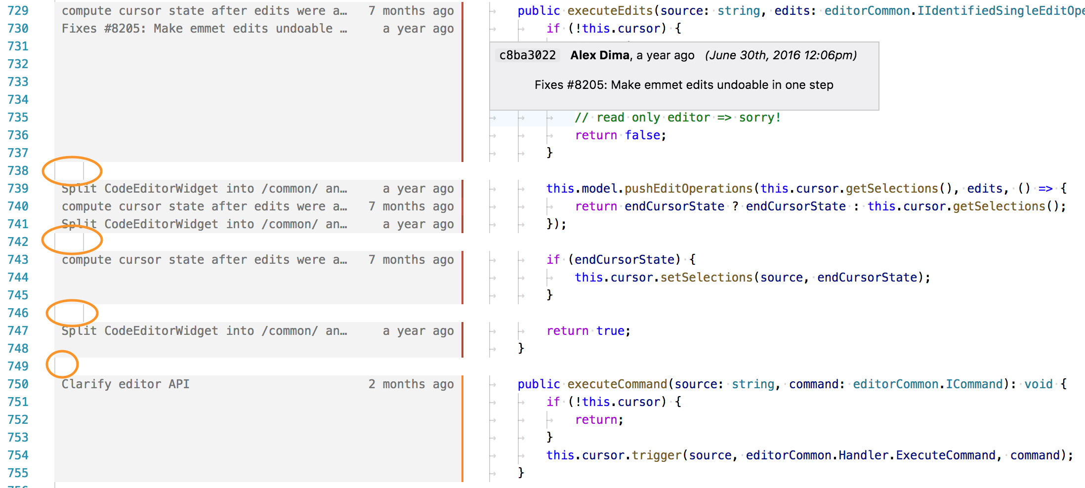 Empty lines don't render inline decorations · Issue #30133 · microsoft ...