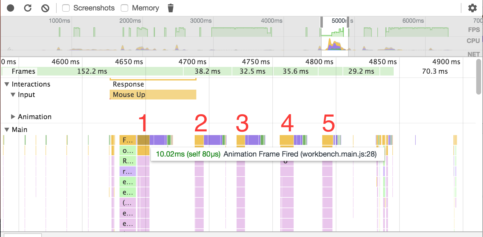 Poor frame rate when jumping to definition over long distances with ...