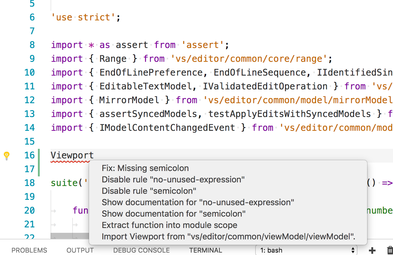 Pasting inside an array adds a semicolon to the end · Issue #33766 ...