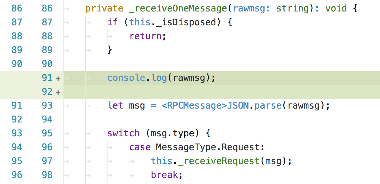 A lot of messages being passed around regarding file decorations ...