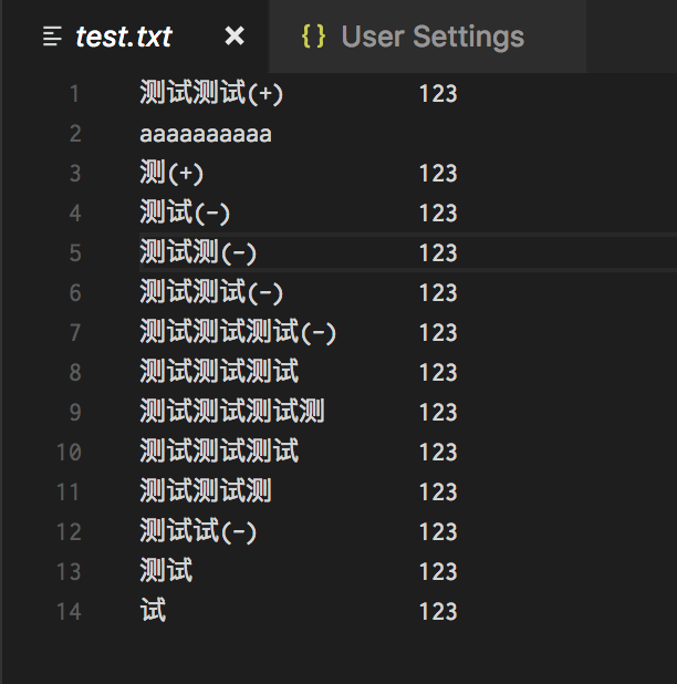 editor text alignment issue · Issue #31952 · microsoft/vscode · GitHub