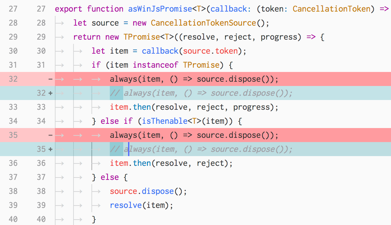 Warning Promise With No Error Callback · Issue 48767 · Microsoftvscode · Github