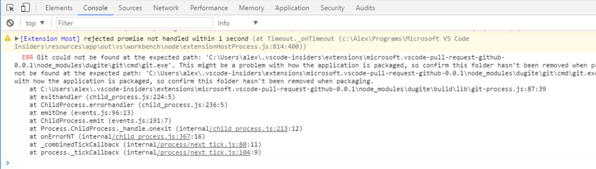 VSIX does not work on Windows · Issue #17 · microsoft/vscode-pull-request-github · GitHub