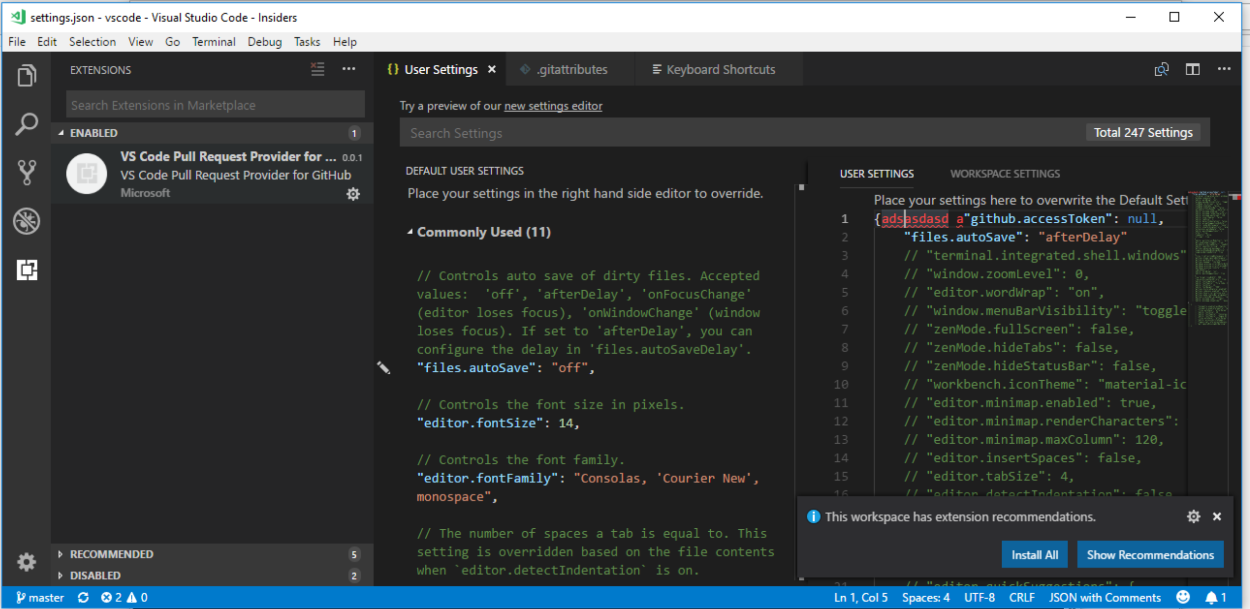 Cannot Press Enter In Settings Editor · Issue 52973 · Microsoftvscode · Github