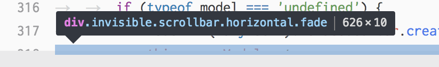 Diff editor: horizontal scrollbar height is smaller · Issue #56062 · microsoft/vscode · GitHub