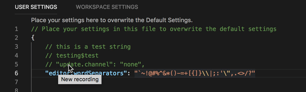 Double click does not honor editor.wordSeparators [1.26.0] · Issue #56535 · microsoft/vscode ...