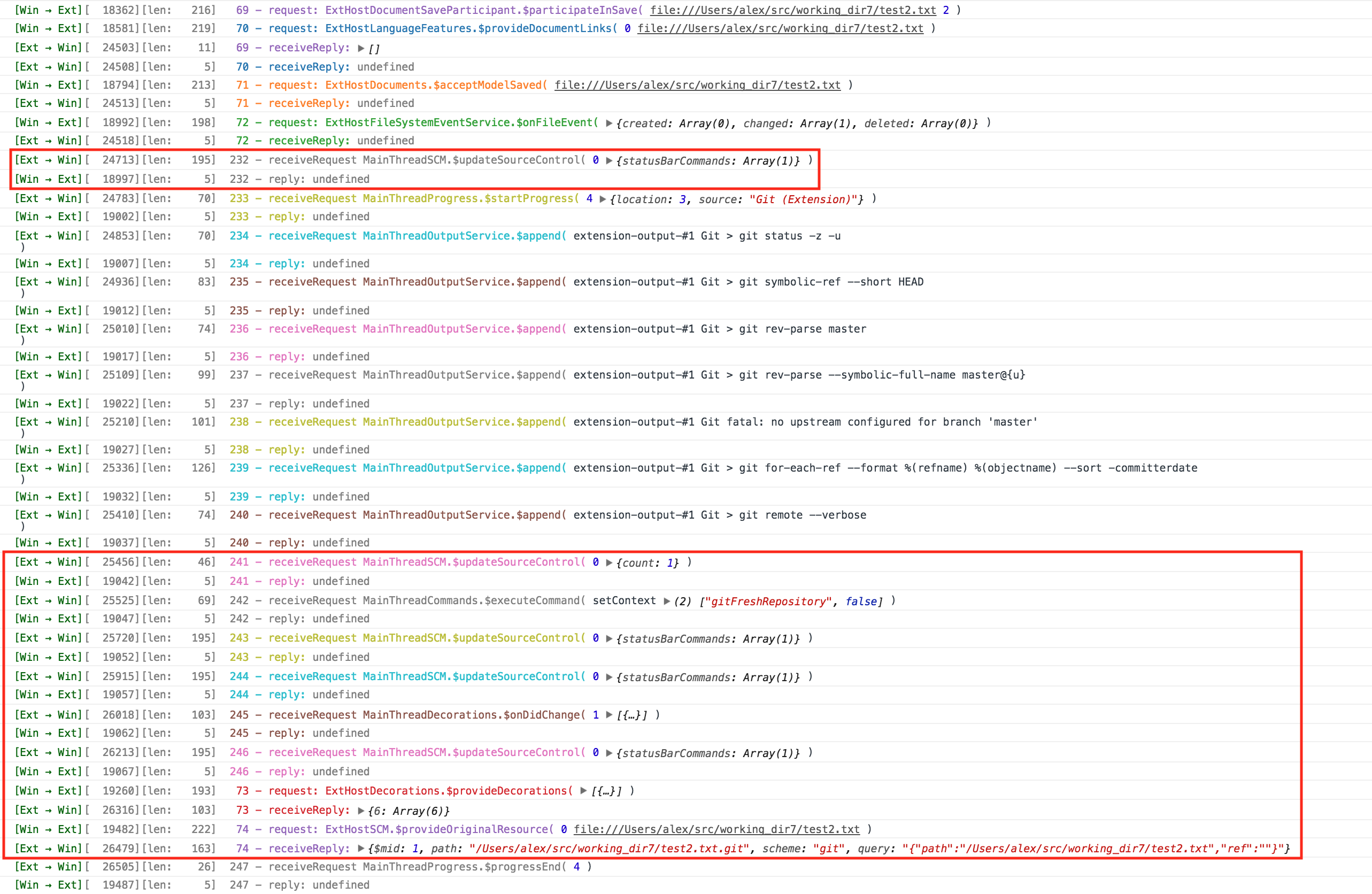SCM is very chatty · Issue #57854 · microsoft/vscode · GitHub
