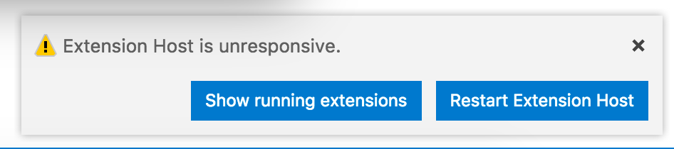 Extension Host is unresponsive when alt-tabbing · Issue #58672 · microsoft/vscode · GitHub