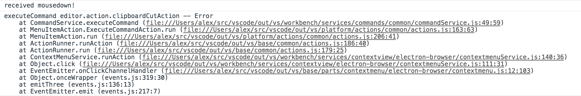 Incorrect 'cut' behavior (and delay?). · Issue #25845 · microsoft ...