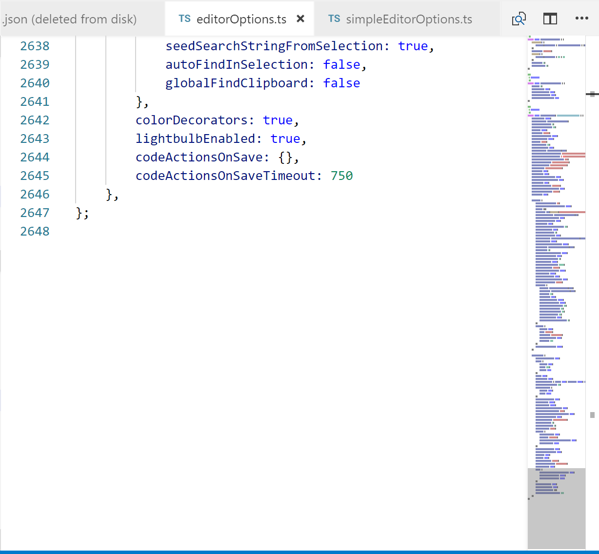 Code scroll doesn't match coding area when at the bottom · Issue #63323 ...