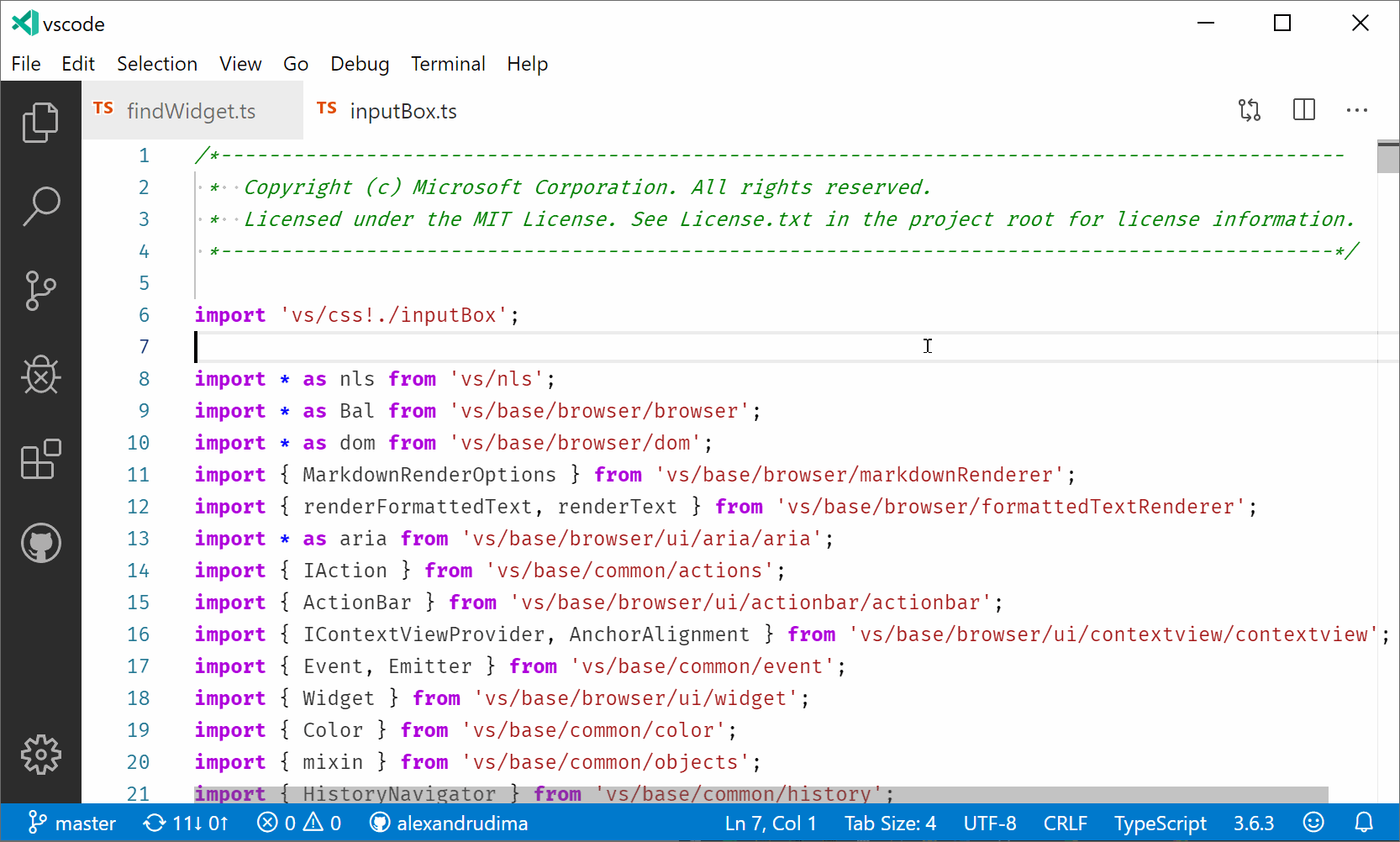 The search bar "disappears" (since v1.38.0) · Issue #80826 · microsoft ...