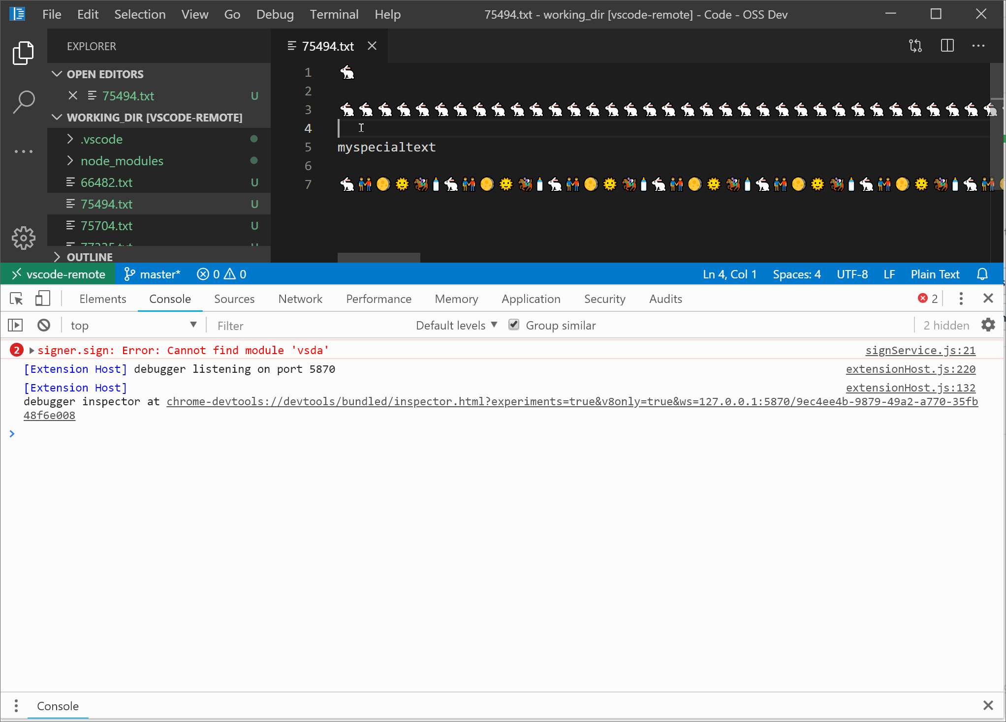 Double Cannot Reconnect Dialogs · Issue 1485 · Microsoftvscode