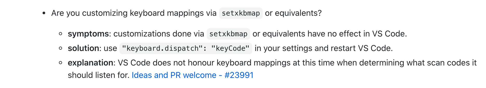 Keyboard option swap esc and caps not respected in editor · Issue #103357 · microsoft/vscode ...