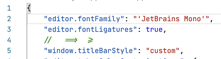JetBrains Mono font with ligatures broken on Linux · Issue #105067 ...